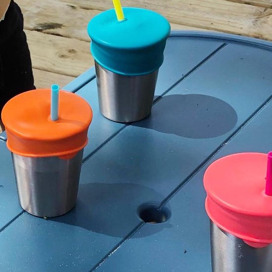260 ml roestvrijstalen stapelbare mokken - 12 stuks - herbruikbare ...