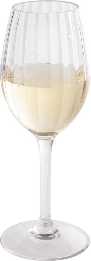 Witte wijnglas van transparant Tritan-kunststof - Ø 8 cm - hoogte 215 ...