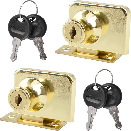 Glazen kastslot zinklegering dubbel glazen deurslot - dubbele ...