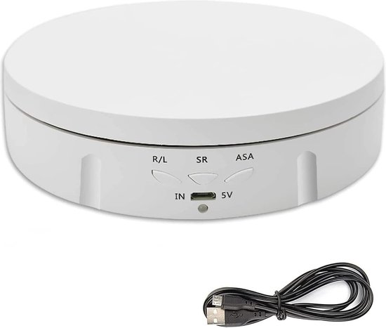 Elektrische Roterende Displaystandaard voor Fotografie - 360 Graden Gemotoriseerde... | bol