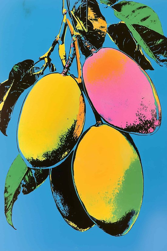 Andy Warhol Poster | Mango's Poster | Pop Art Poster | Eten Poster ...