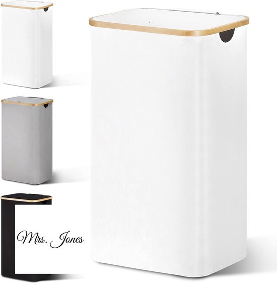 Mrs. Jones Wasmand met deksel 85 liter wasverzamelaar smal opvouwbare ...