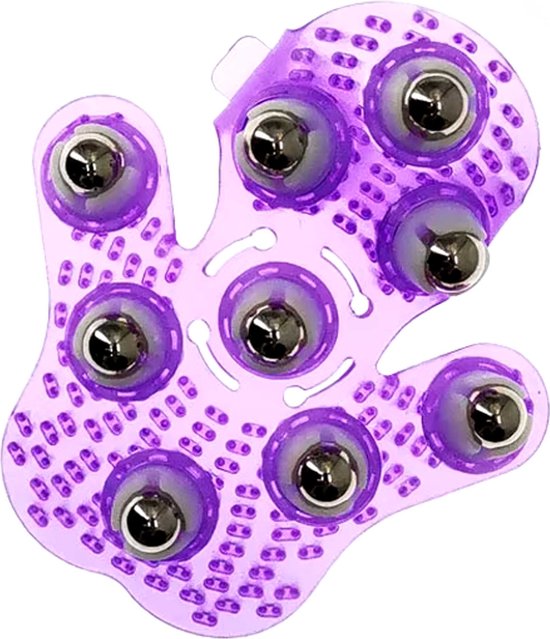 Roller Massage Handschoen - Spierpijn - Rug - Nek - Schouders - Benen | bol