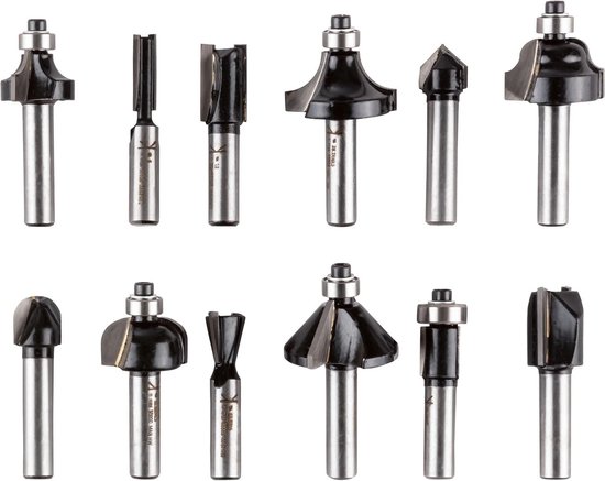 PARKSIDE® 12-delige Freesbitset - Frezen - bewerking van zacht hout ...