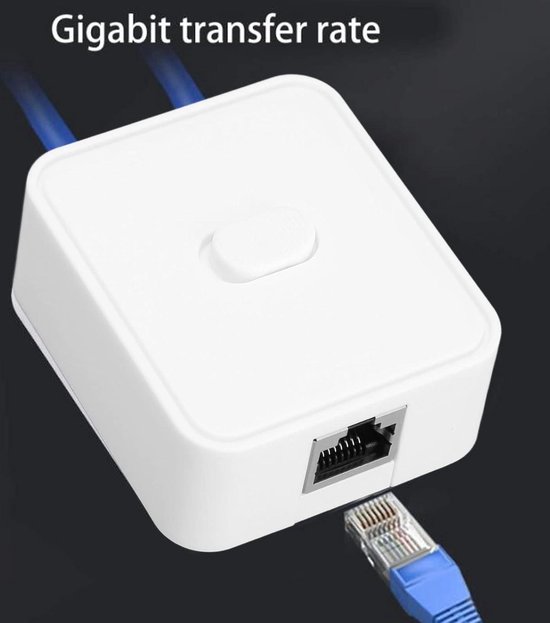 LAN Switch 2 Ports Ethernet Switch - LAN Splitter - 1 op 2 ...