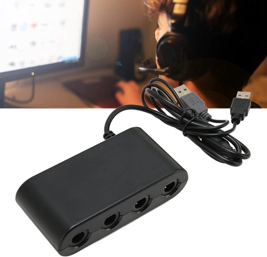 3 in 1 Controller Adapter met Turbo Functie - 4 Poorten Game Controller Adapter voor... | bol