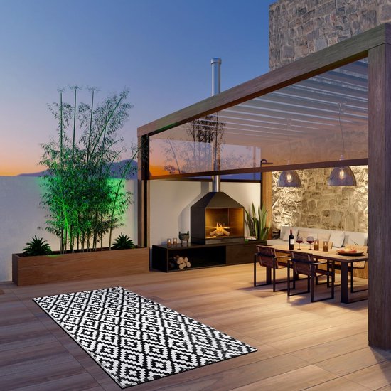 JGS ® Stijlvolle Weerbestendige Buitenmat voor Balkon, Tuin of Terras ...