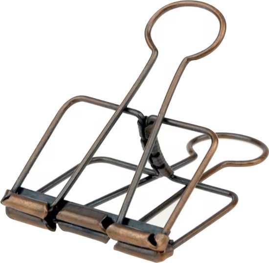 Papierklem Metaal, 3 maten S, M, XL - 3 Papier Klemmen - Binderclip ...