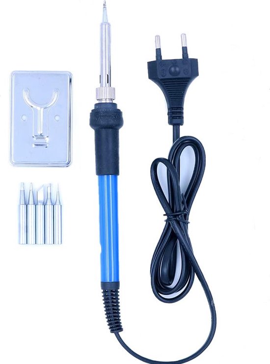 Temperature Adjustable Electric Soldering Iron Pen 60W/220V with Stand - Electronics... | bol