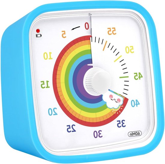60 Minuten Visuele Timer voor Bureau - Countdown Timer - Time ...