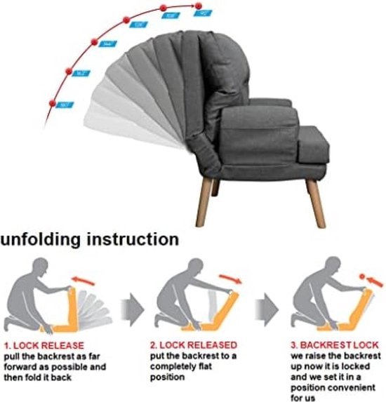 Moderne Stoel voor Woonkamer en Slaapkamer NEMO | bol