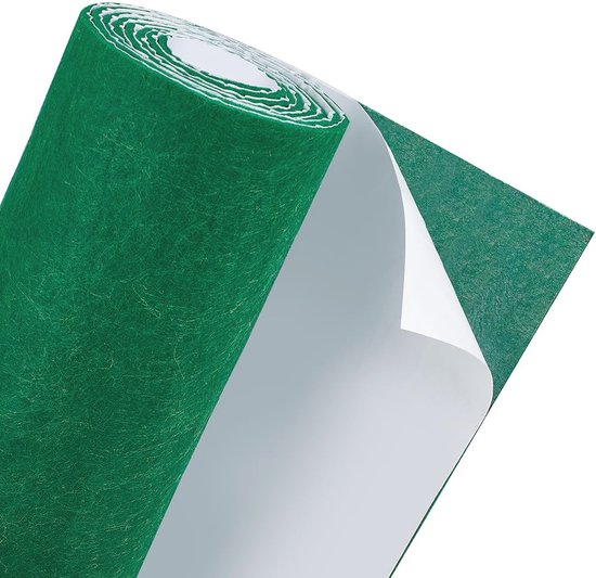 Viltrol Groen 2m x 30cm - Zelfklevend Vilt voor Handwerk en Knutselen | bol