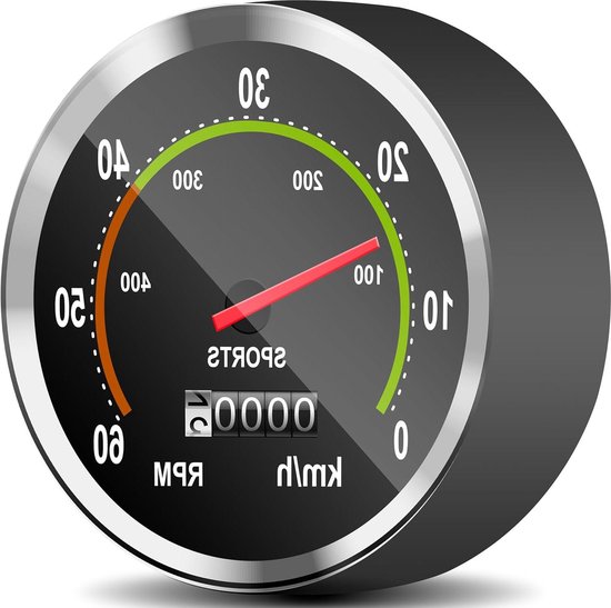 Waterproof Mechanical Analog Bicycle Speedometer - Accurate Data Manual ...