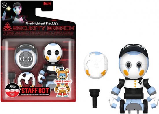 Funko Pop! Games: FNAF Action Figure - Security Staff Bot - Single Snap ...