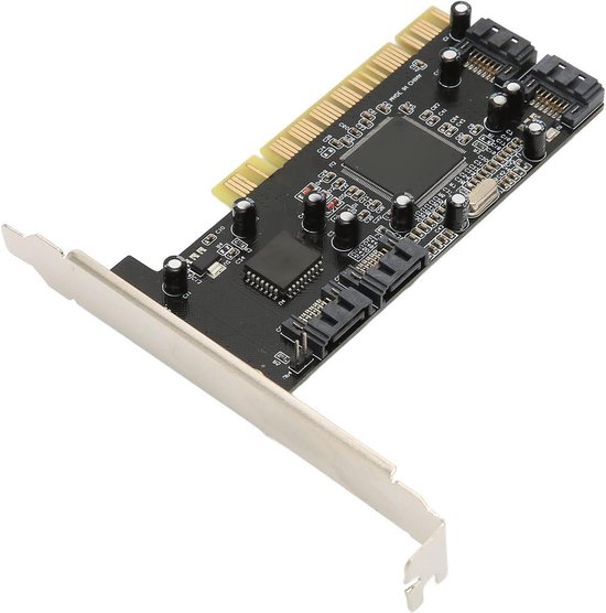 4-poorts SATA-kaart - 4-kanaals SATA-controller voor desktop-pc ...