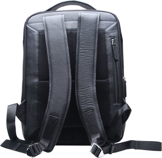 Esquire Rugzak met laptopvak Oxford Backpack Black Zwart | bol