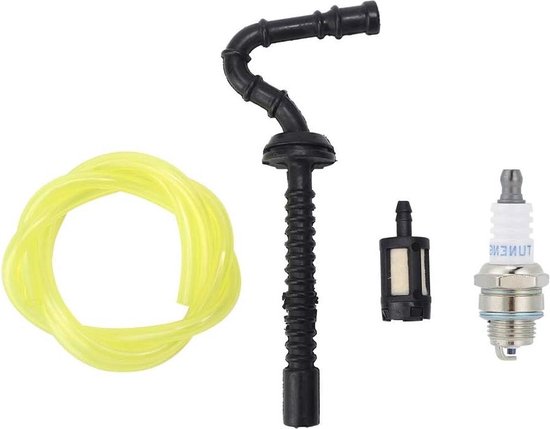 Content in HTML - Kettingzaag met benzinemotor en bougie - Gele ...