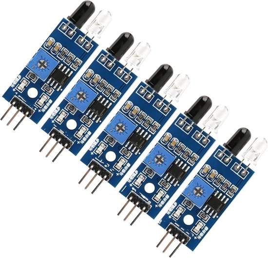 5Pcs Ir Infrarood Obstakel Vermijden Sensor Module Voor Auto Robot ...