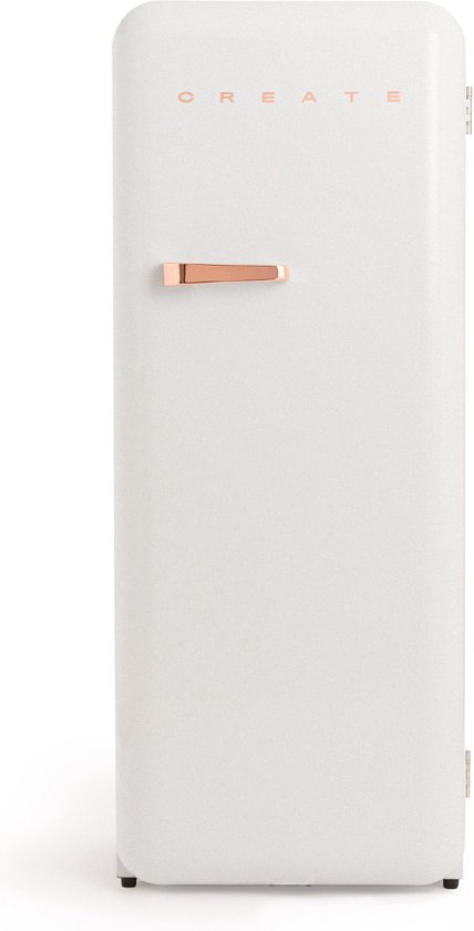 CREATE RETRO FRIDGE 281L ROSE GOLD - Kastmodel Koelkast - Wit | bol