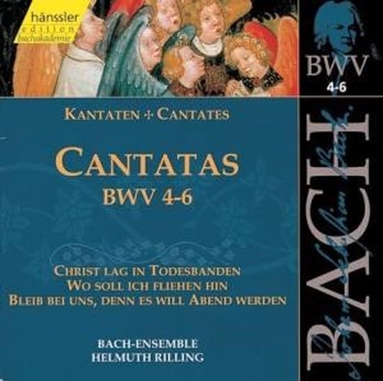 Bach-Ensemble, Helmuth Rilling - J.S. Bach: Cantatas Bwv 04, 05, 06 (CD ...