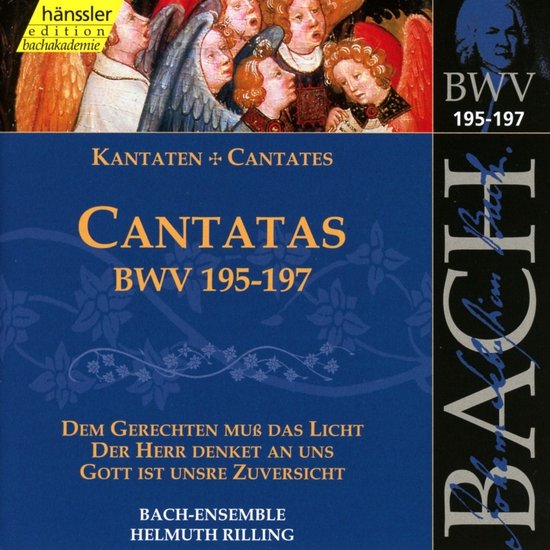 Bach-Ensemble, Helmuth Rilling - J.S. Bach: Cantatas Bwv 195-197 (CD ...