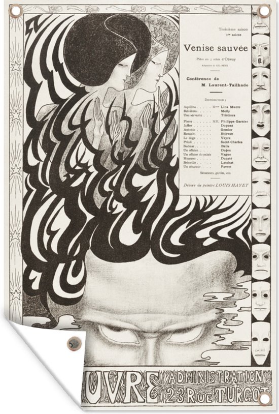 Décoration murale Programme de théâtre pour Venise Sauvée - tableau de ...