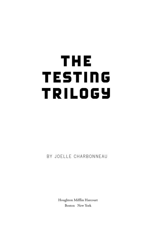 The Testing Trilogy (ebook), Joelle Charbonneau | 9780544555228 ...