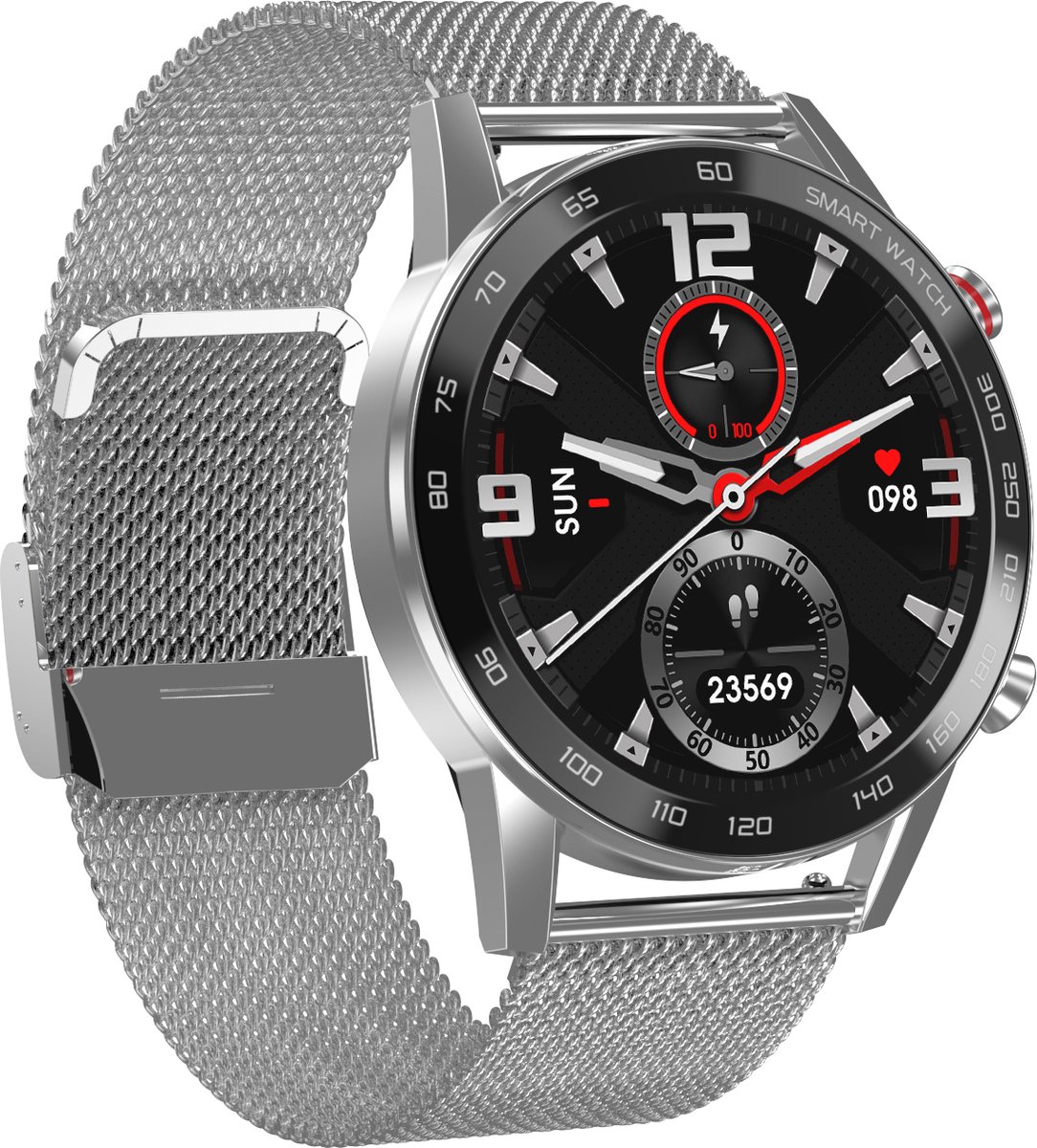 Belesy® ACHILLES - Smartwatch Heren – Smartwatch Dames - Horloge ...