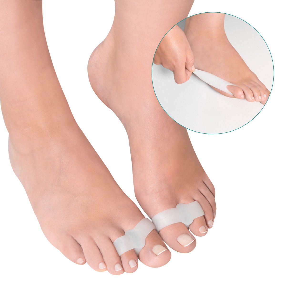 Navaris Toe Spreader Set séparateurs d'orteils orthopédiques - 8x ...