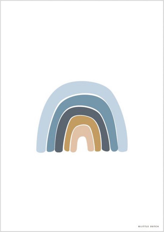 Little Dutch Poster A3 Sailors Bay Blue | bol