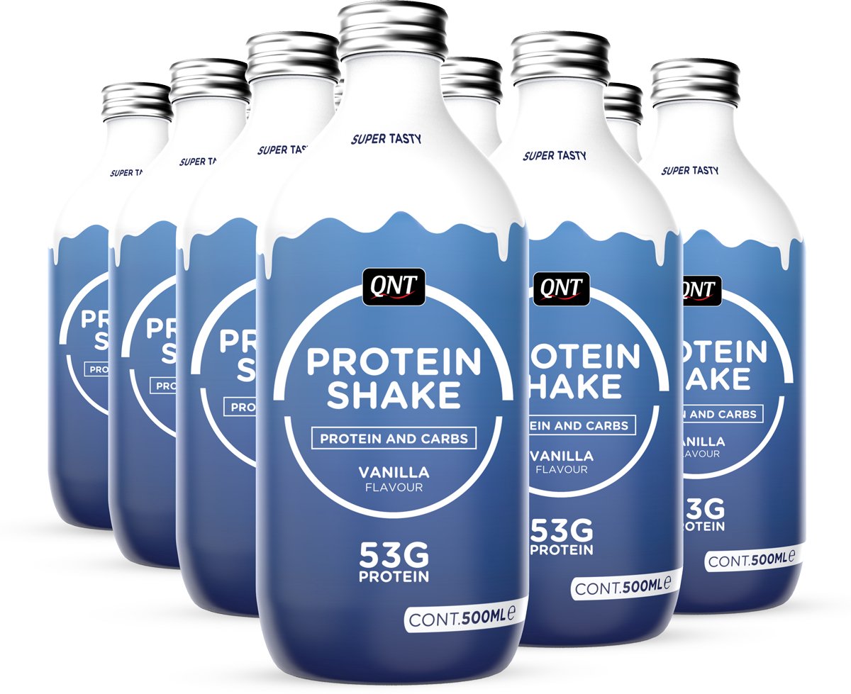 QNT Protein Shake 12 x 500ml Vanille | bol.com