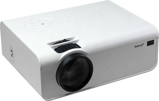 Belesy® Beamer Projector M34 Wit – Full HD Support – Projectie 30 tot ...