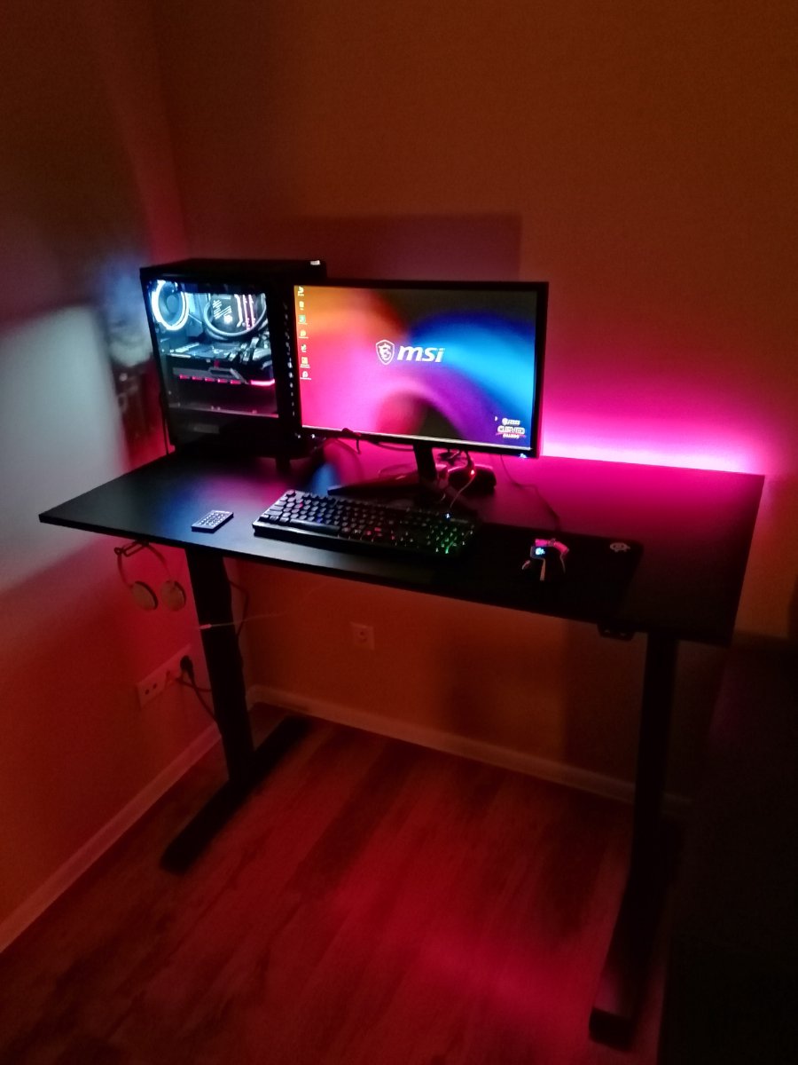 GAME HERO Monster Gaming Bureau Led Verlichting - Ergonomisch - Zwart ...