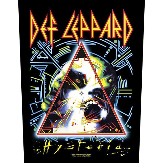 Def Leppard Rugpatch Hysteria Multicolours | bol.com