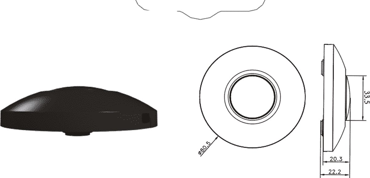 LED Vloer snoer dimmer 0-50W - Zwart | bol.com