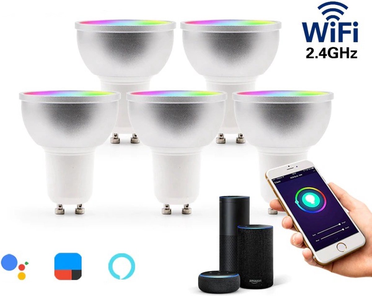 LED Wifi Lamp - Slimme Verlichting - Smart Lamp - Verlichting - LED ...