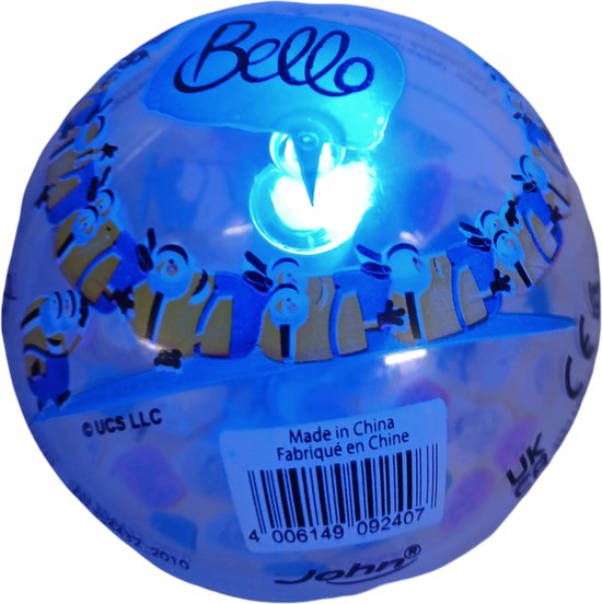 Minions - lichtgevende bal - speelbal - waterbestendig - TRANSPARANT ...