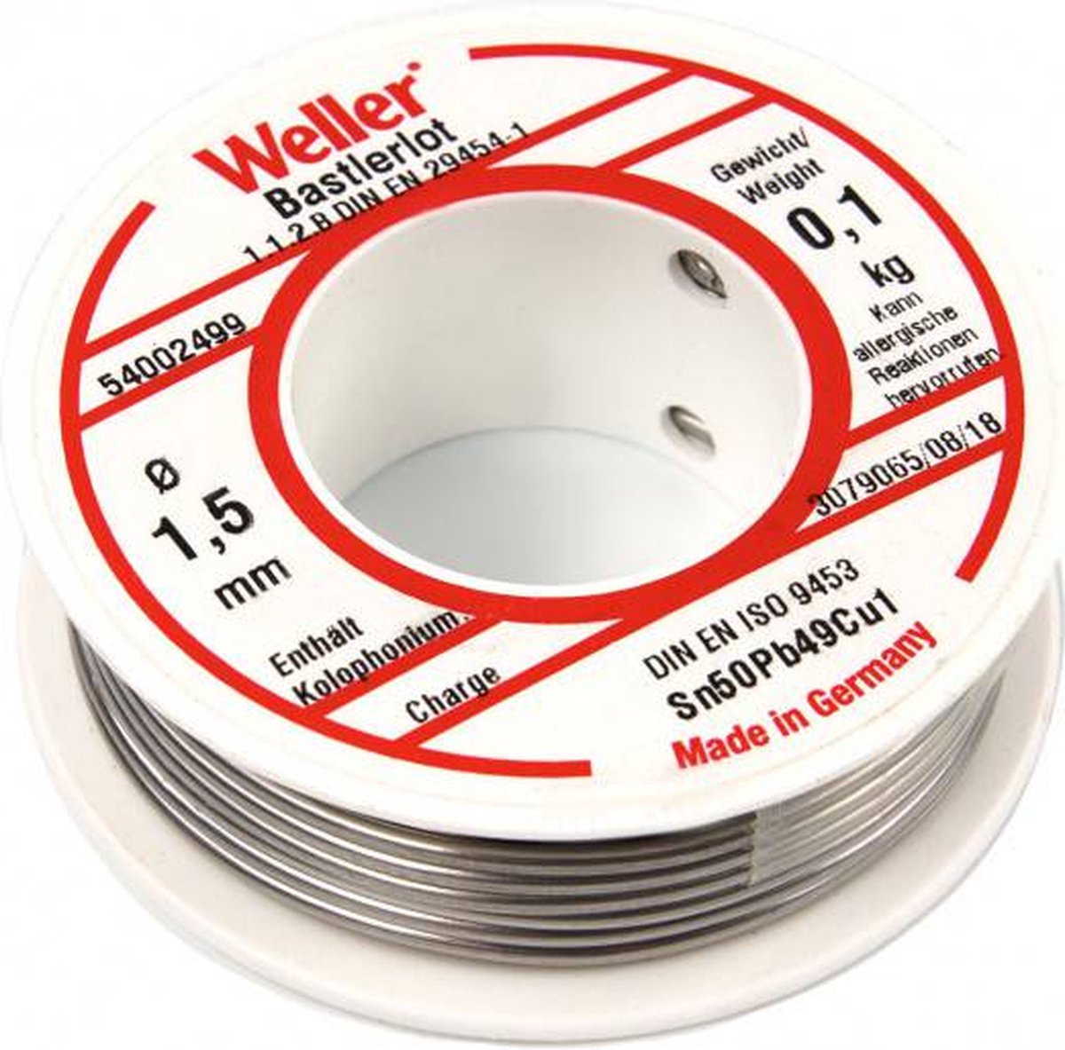 Weller Soldeerdraad - 1,5mm - 100g | bol.com
