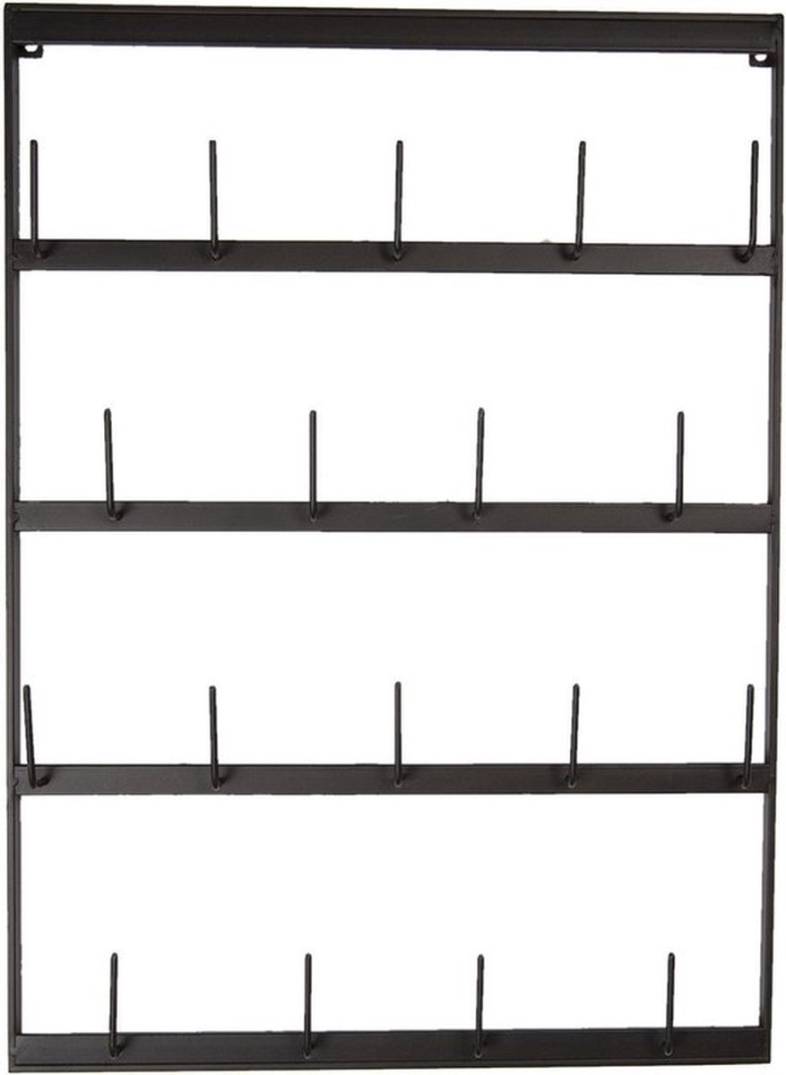 Mokkenrek 49*6*76 cm Bruin Ijzer Rechthoek Mokkenboom Mokkenhouder ...