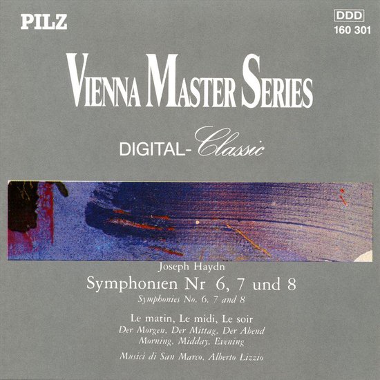 Haydn: Symphonien Nos. 6, 7 und 8, Alberto Lizzio | CD (album) | Muziek ...