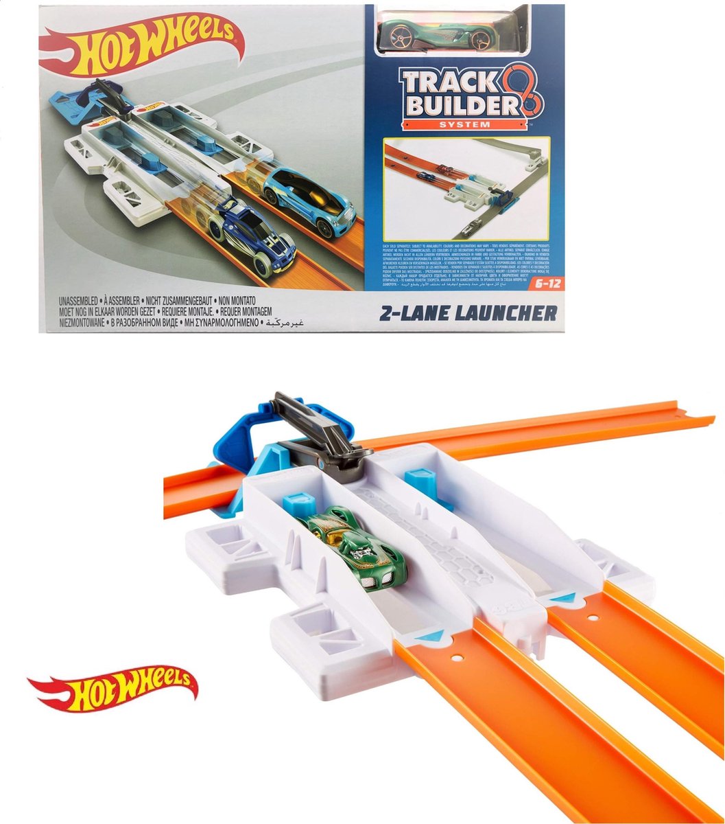 Hot Wheels Launcher Lane Loop Launcher Lane – Make Your Own Stunt ...