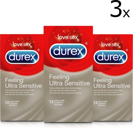 Durex Condooms – Feeling Ultra Sensitive Trio | bol.com