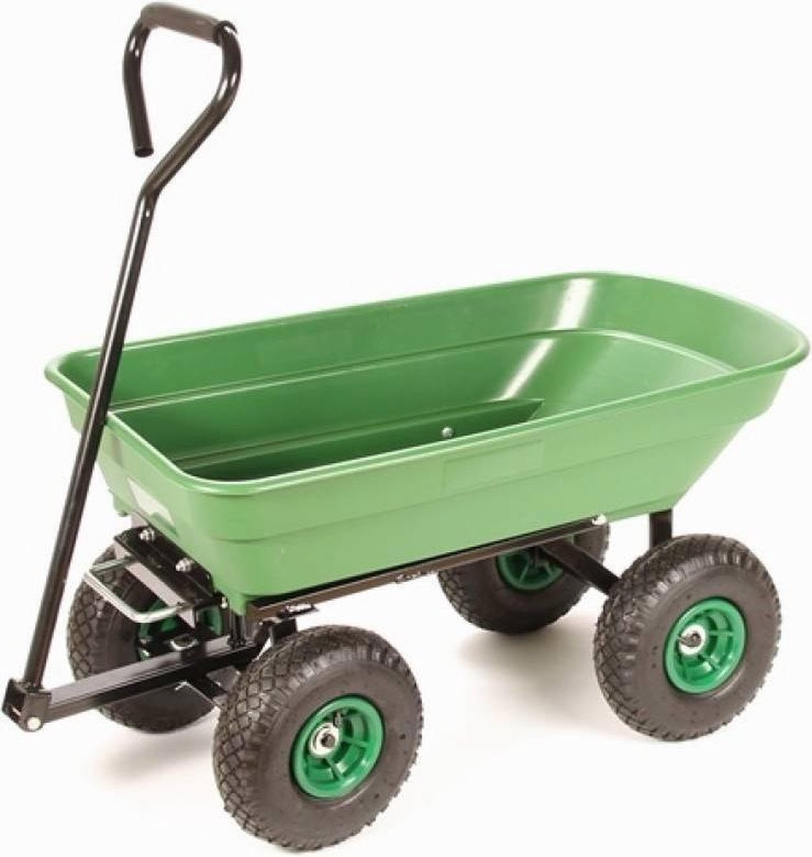 Topgear Kiepkar - Tuinkar - Handkar met 4 Wielen - 50 liter | bol.com