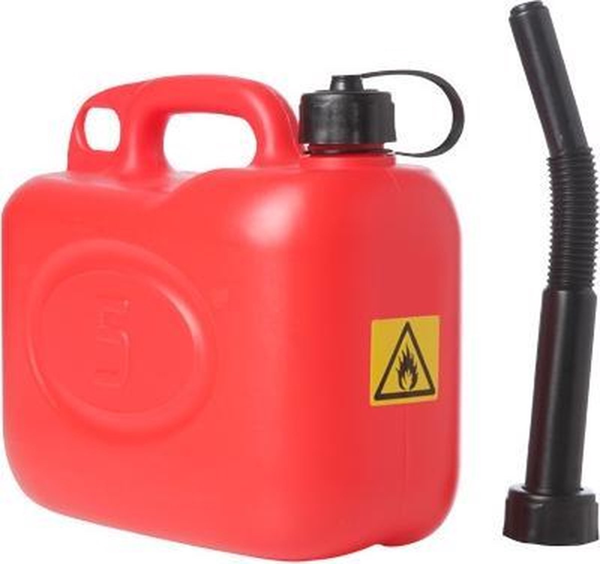 2x bidons / réservoirs essence 5 litres rouge - Pour diesel et essence ...