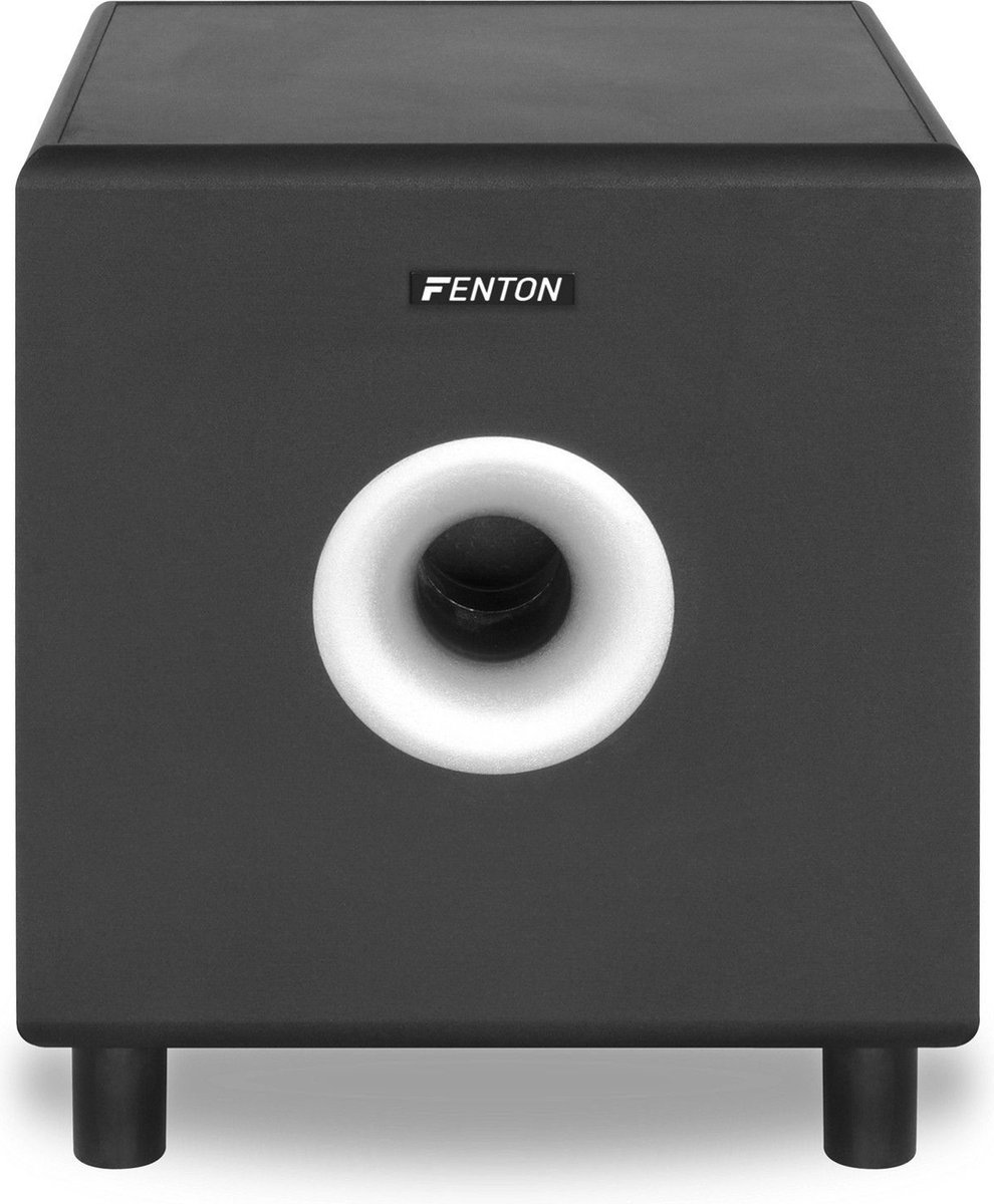 Actieve subwoofer - Fenton SHFS10B - hifi subwoofer 10'' - 200W - Zwart ...