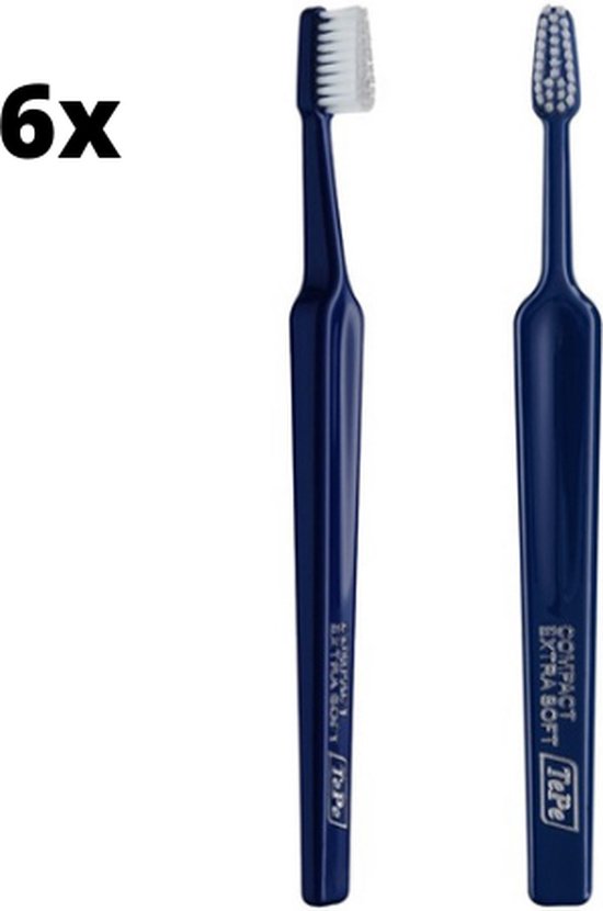 Tepe Select Compact Extra Soft Tandenborstel - 6 stuks | bol