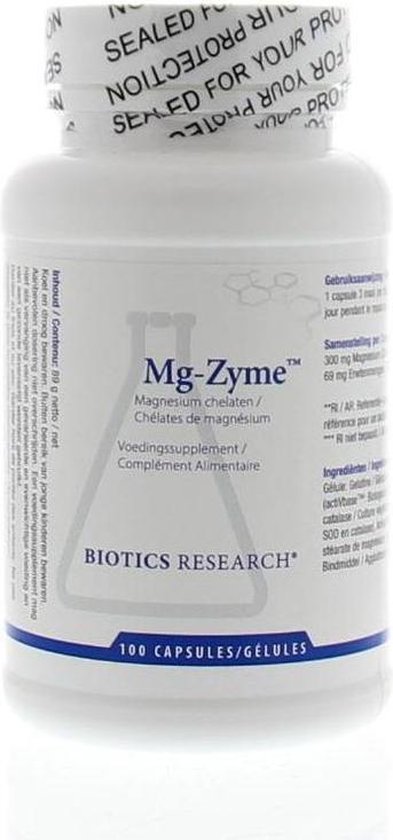 Biotics Mg Zyme 100 100cp | bol.com