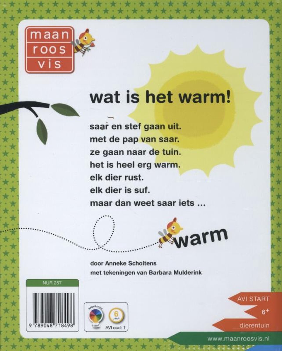 Maan roos vis - Wat is het warm!, Anneke Scholtens | 9789048718498 ...