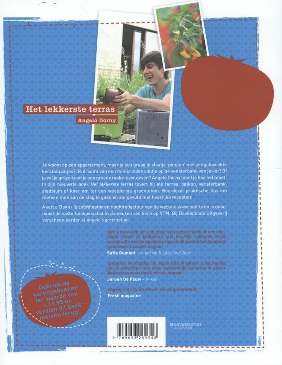 Het lekkerste terras, Angelo Dorny | 9789058269348 | Boeken | bol.com