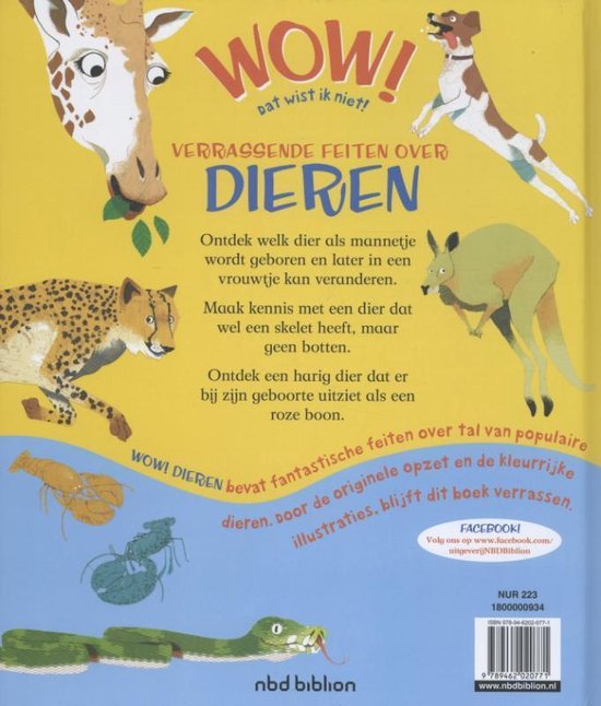 WOW! Dat wist ik niet - Verrassende feiten over dieren | 9789462020771 ...